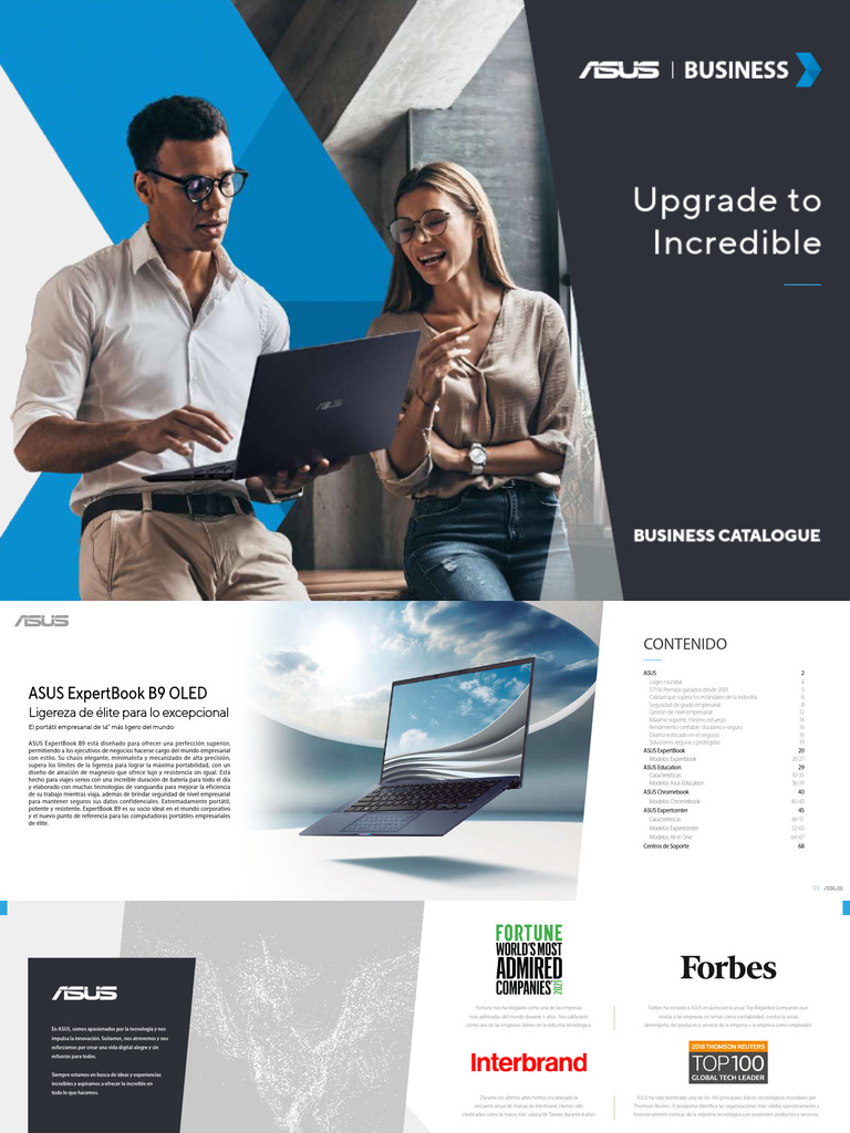 ASUS Commercial Brochure 2024 | PDF | Hardware de la computadora | Software