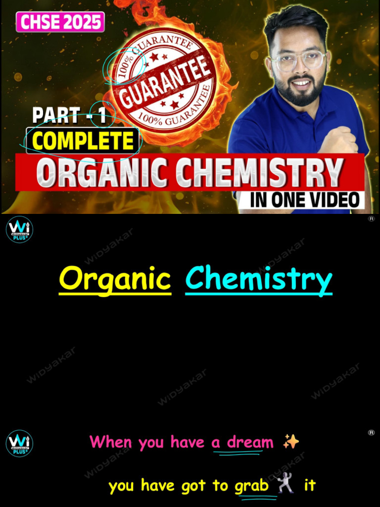 Complete Organic Chemistry - Part-1 | PDF