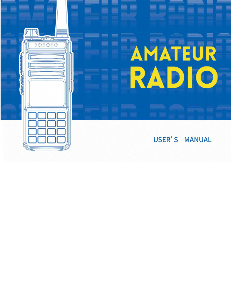 Dual Band Radio User Manual | PDF | Battery Charger | Radio