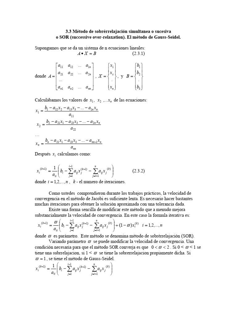 3.3. El método de Gauss-Seidel_sist_ec_lineales | PDF | Algoritmos y Estructuras de Datos ...