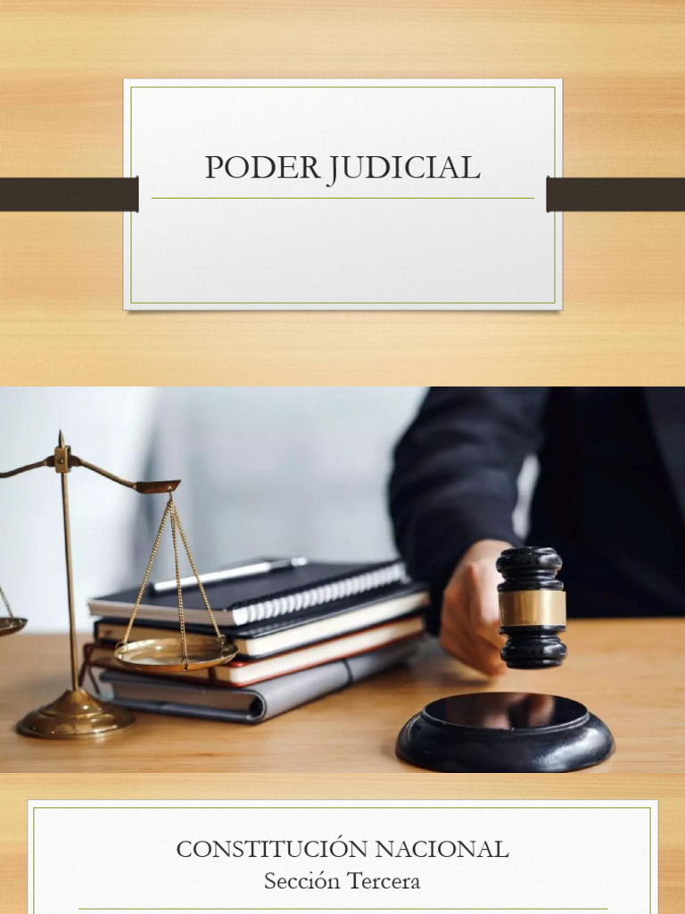 Estructura y Funciones del Poder Judicial | PDF | Judicaturas | Juez