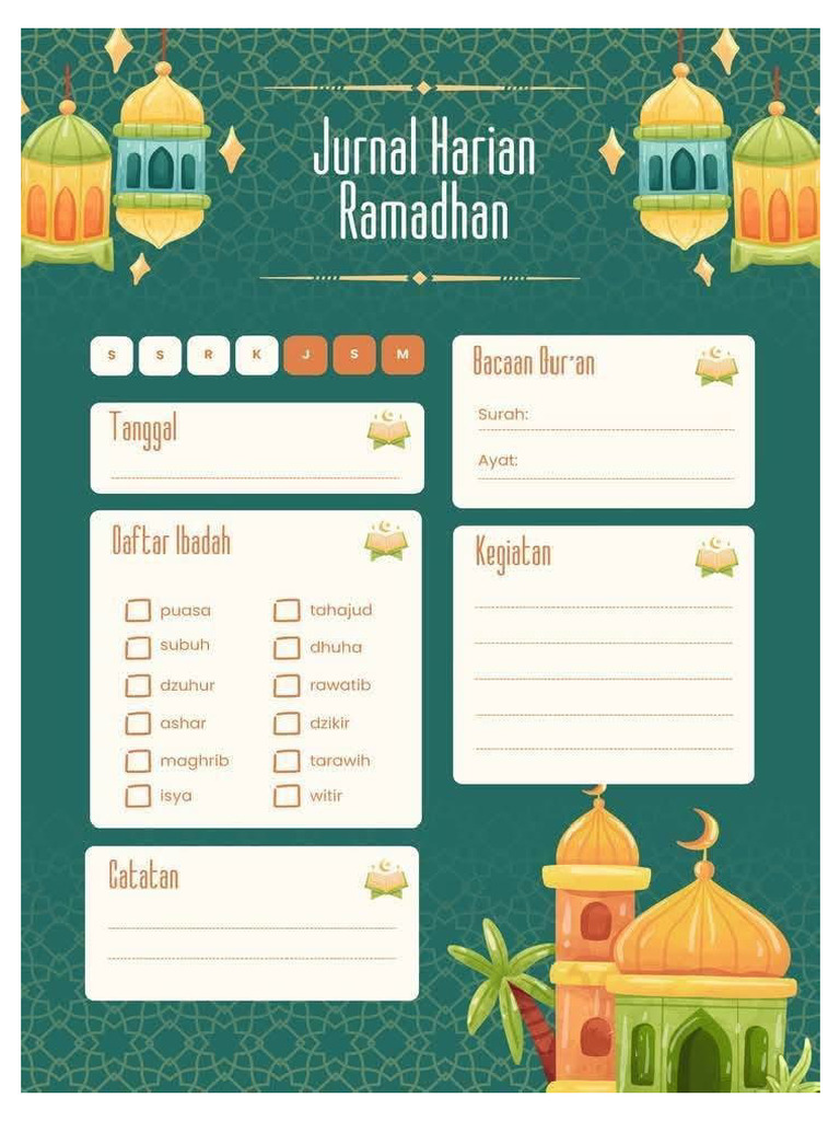 Jurnal Ramadhan | PDF