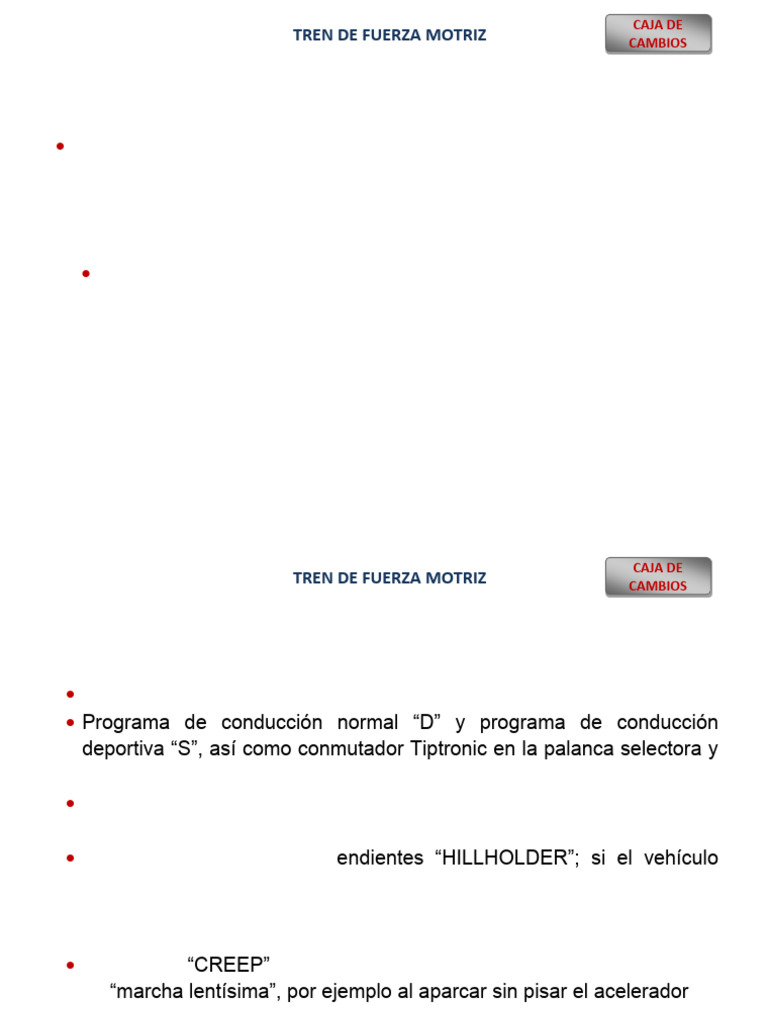 Cajas DSG y CVT | PDF | Transmisión automática | Embrague