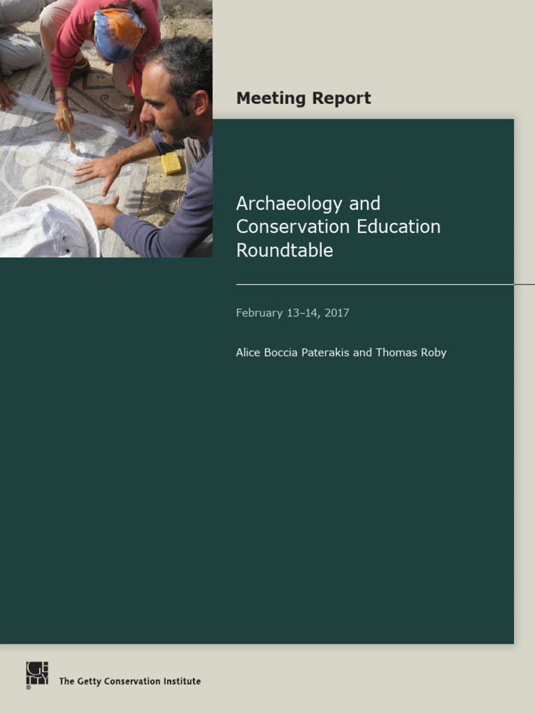 Roundtable Report | PDF | Archaeology | Curriculum