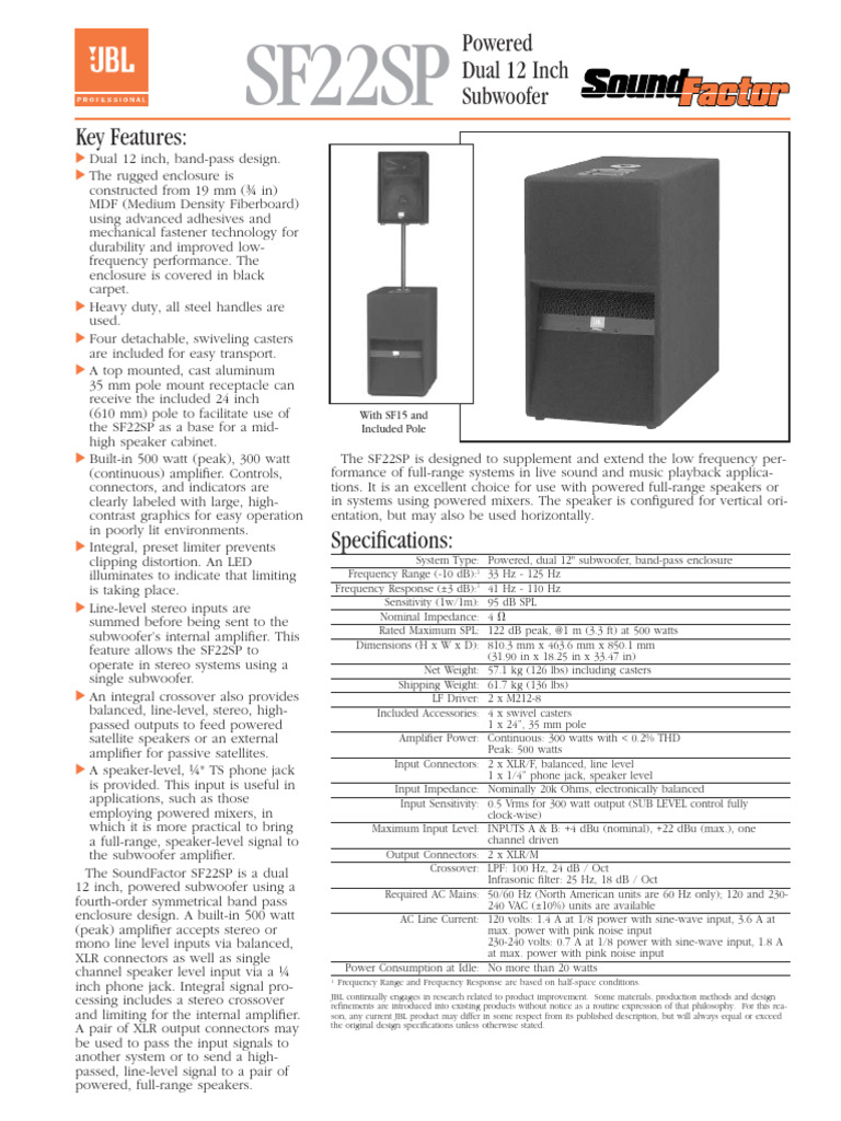 Home HTTPD Data Media-Data D SF22SP | PDF | Loudspeaker | Electricity