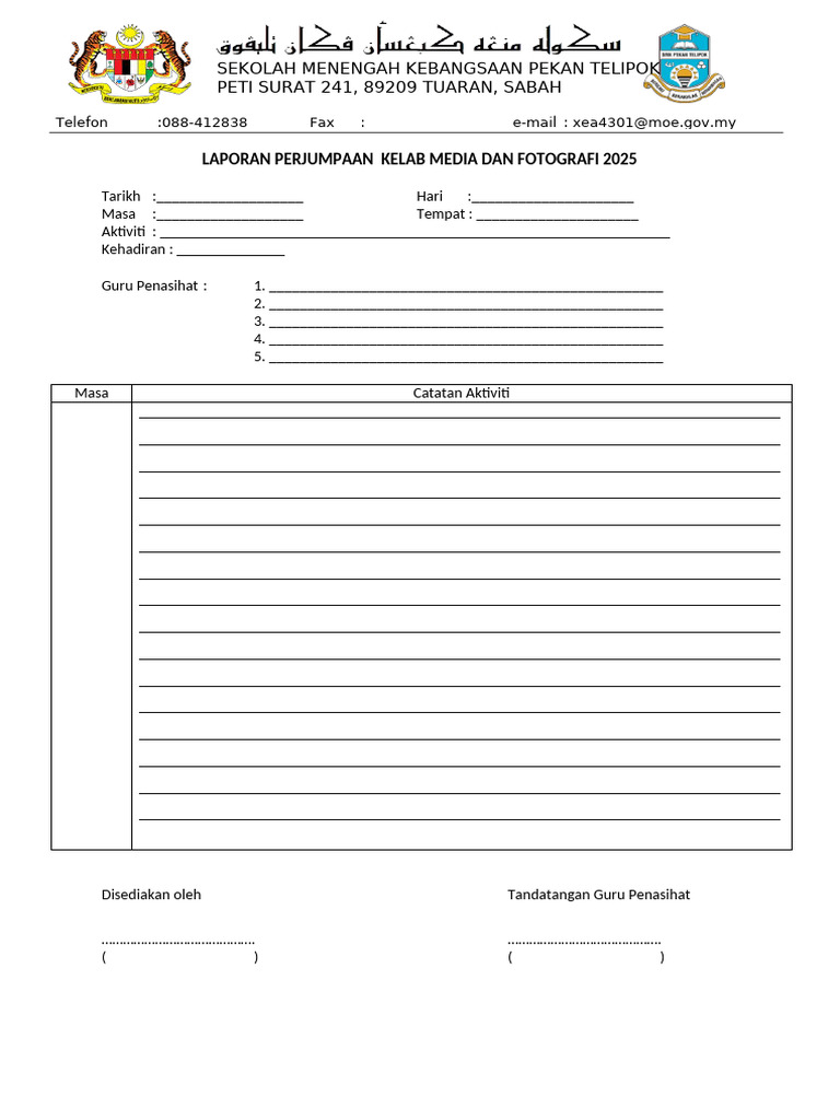 Laporan Perjumpaan | PDF