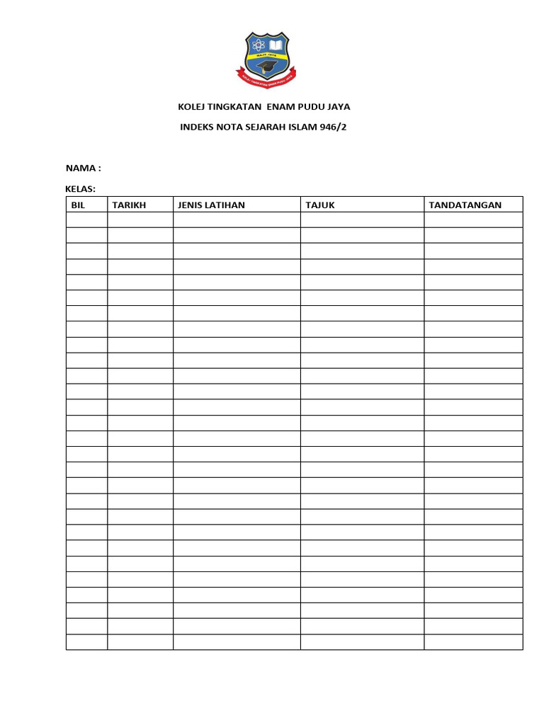 indeks NOTA sejarah islam | PDF