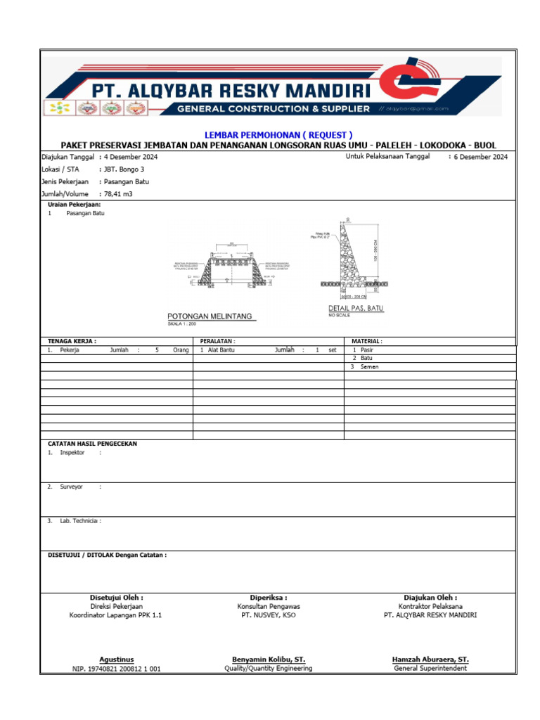 Pas. Batu Jbt. Bongo 3 | PDF