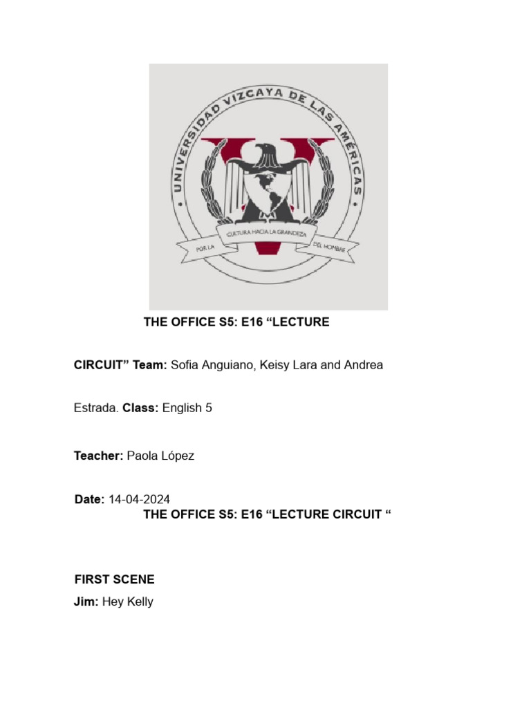 The Office E16 | PDF