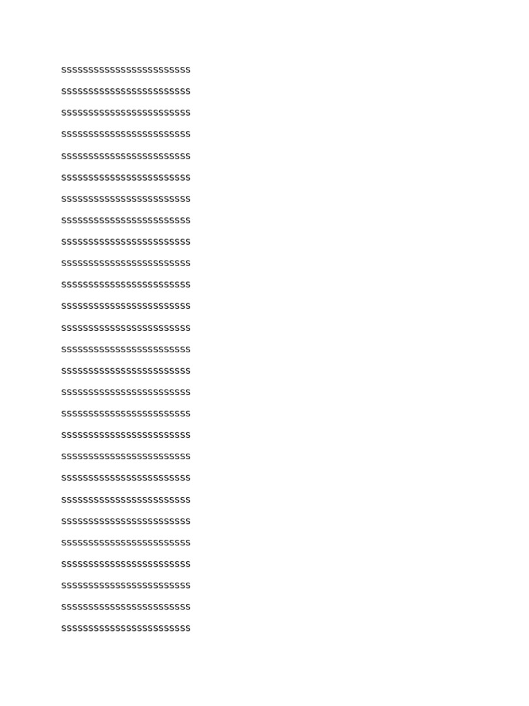Ssssss | PDF