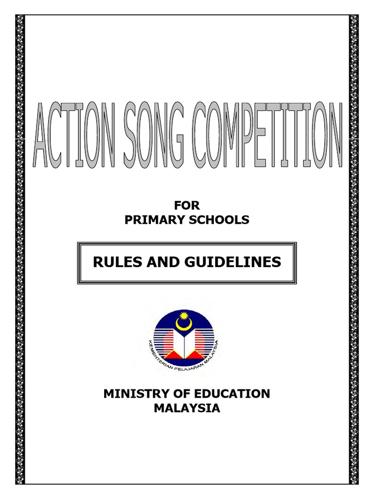 Action Songs Concept Paper | PDF