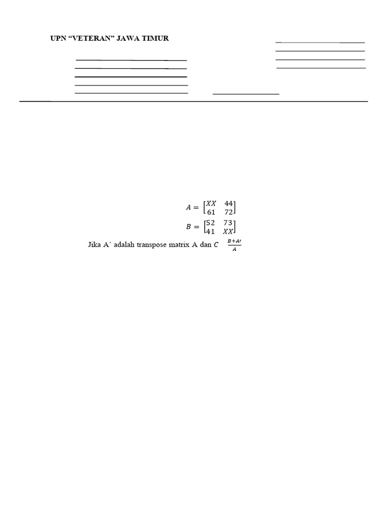 Laporan Resmi Praktikum Pemrograman Komputer Modul 7 Matrix dan Plot ...