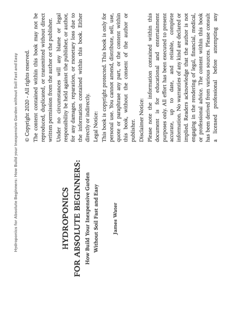 Hydrophonics | PDF