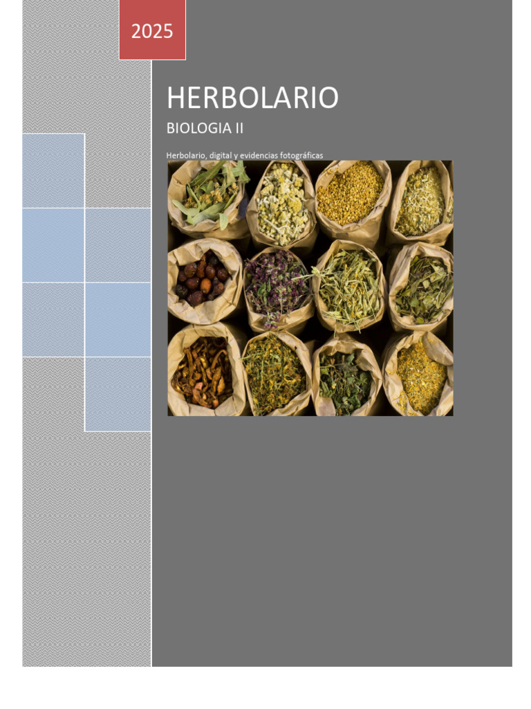 HERBOLARIO | PDF | Biodiversidad | Destrucción del habitát