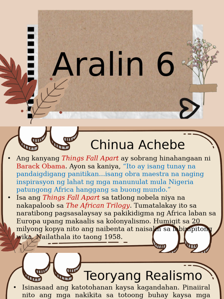 G10 Q3 Aralin 6 | PDF