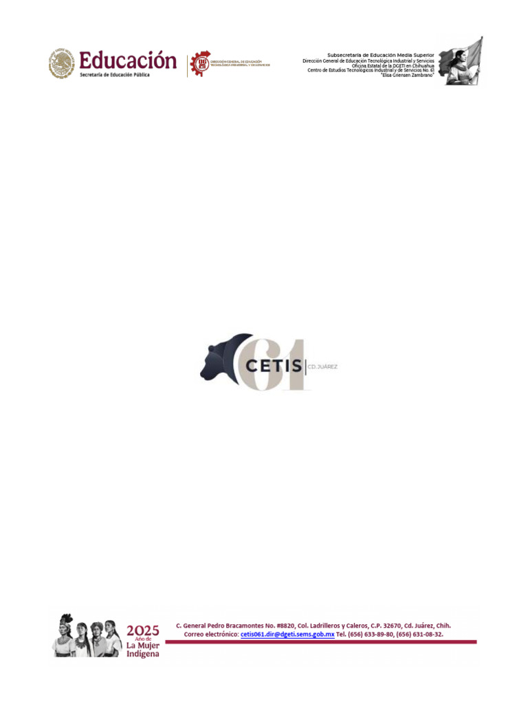 Acuerdo Escolar de Convivencia Cetis 61 2025 | PDF | Escuelas | Violencia