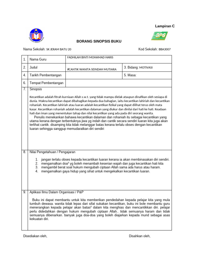 Kecantikan Wanita: Lahiriah vs Rohaniah | PDF