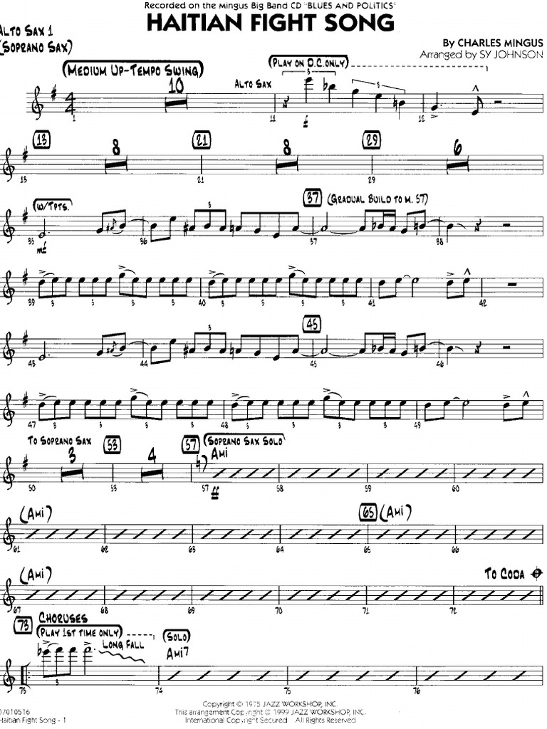 Hatian Figth Song | PDF