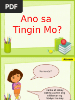 PICTOGRAPH - Filipino 3 | PDF