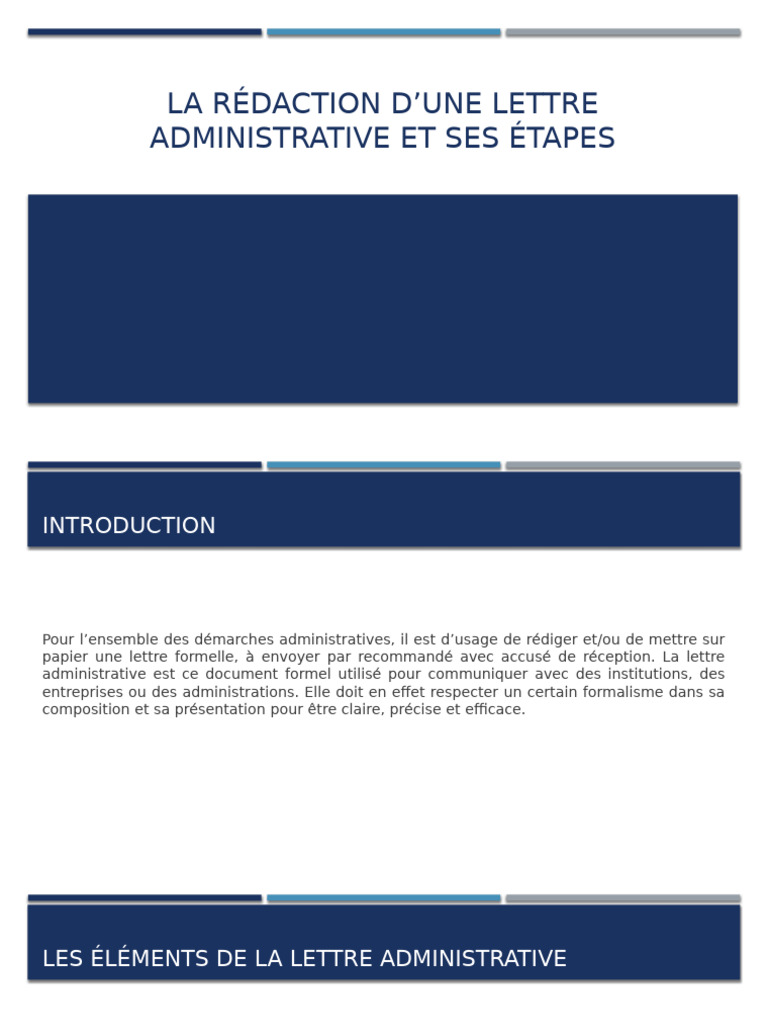 Guide de Rédaction de Lettre Administrative | PDF