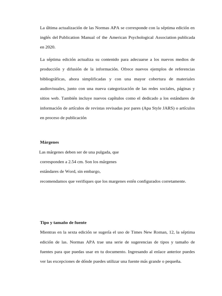 Formato apa séptima edición | PDF