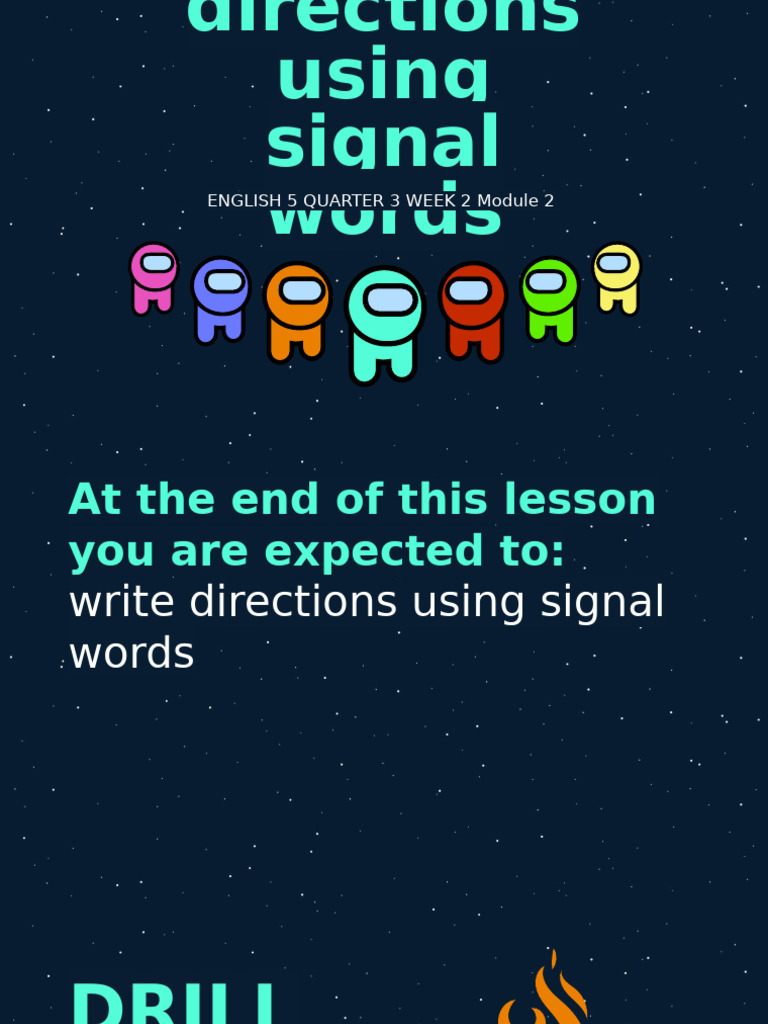 Writing-Directions-Using-Signal-Words-Final-Version | PDF