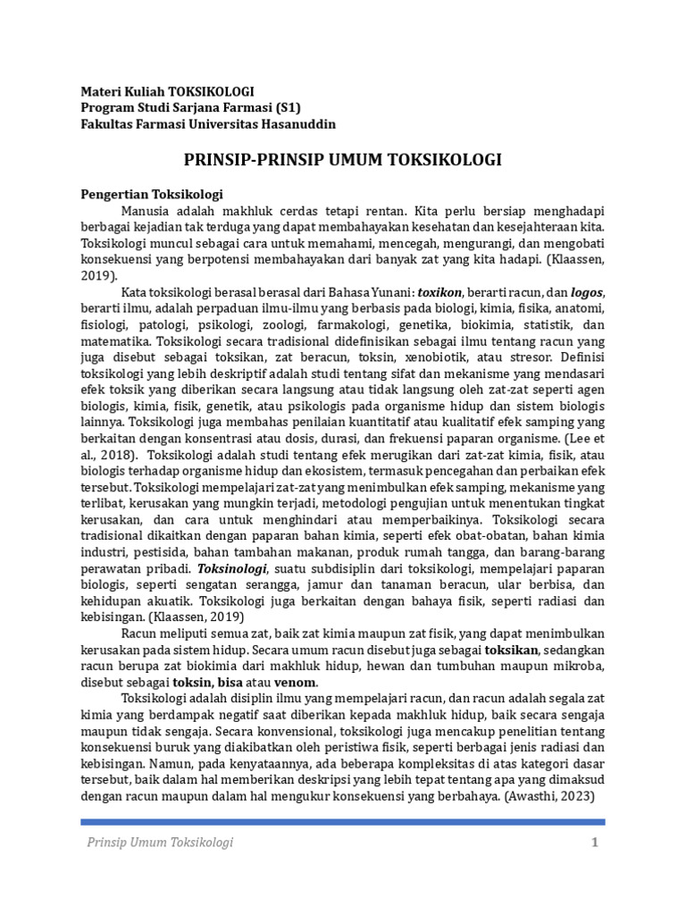 01 Prinsip Umum 2 | PDF