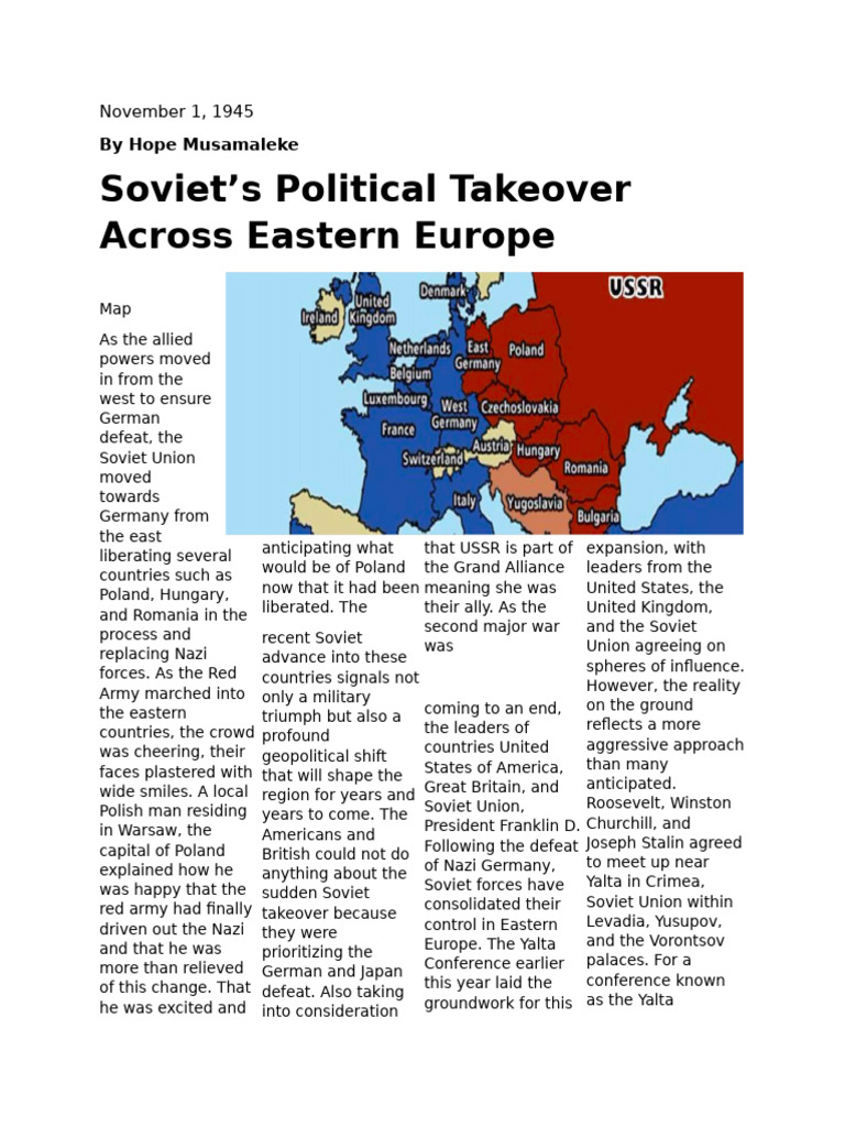 History Newspaper | PDF | Global Politics | International Relations