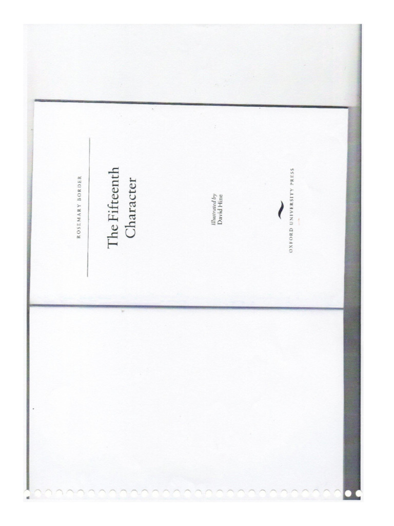 The Fifteenth Character | PDF