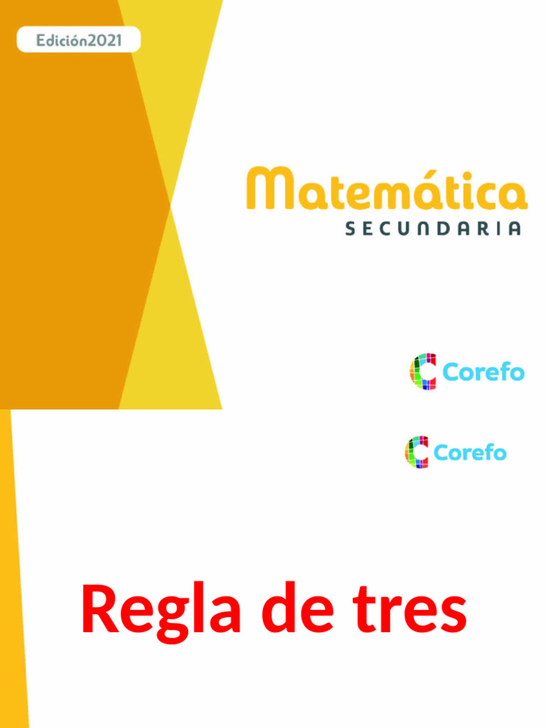 Ejemplos de Regla de Tres Simple | PDF