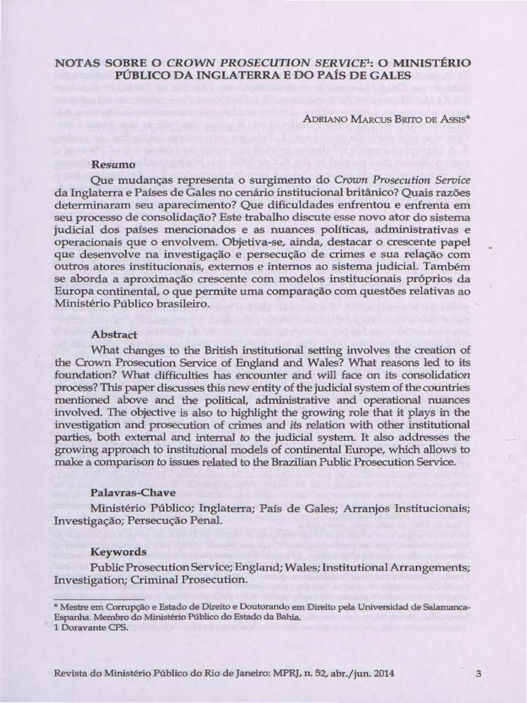 Adriano Marcus Brito de Assis | PDF | Advogado | Polícia