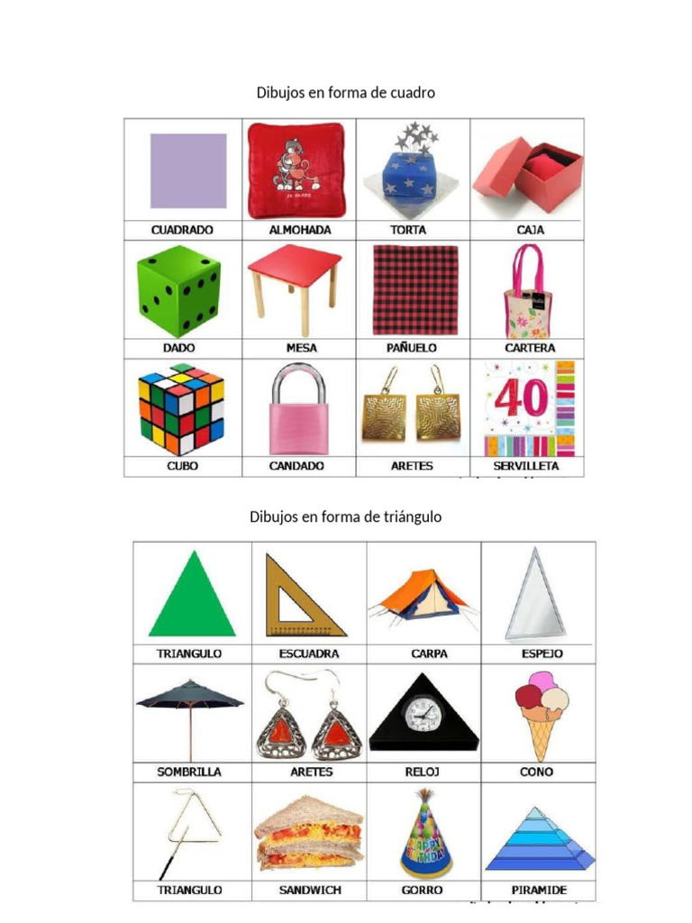 Dibujos en Forma de Cuadro | PDF