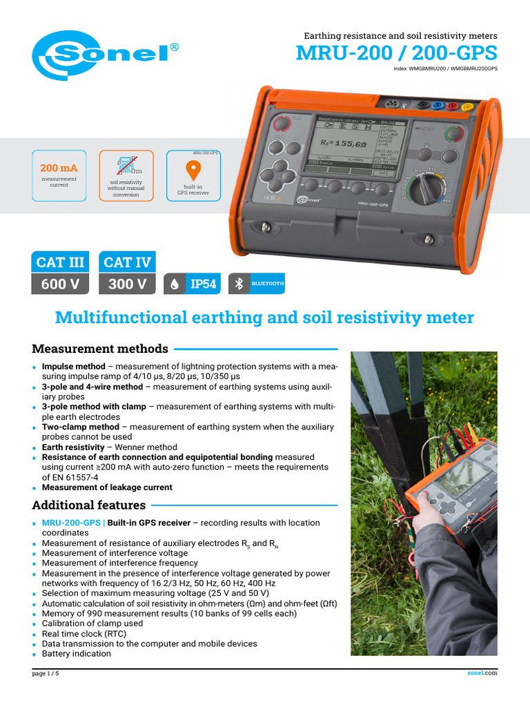 Datasheet MRU-200 200-GPS EN v2.06 | PDF | Electrical Connector ...