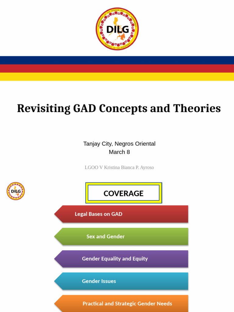 Basic GAD Concepts | PDF | Gender | Gender Studies