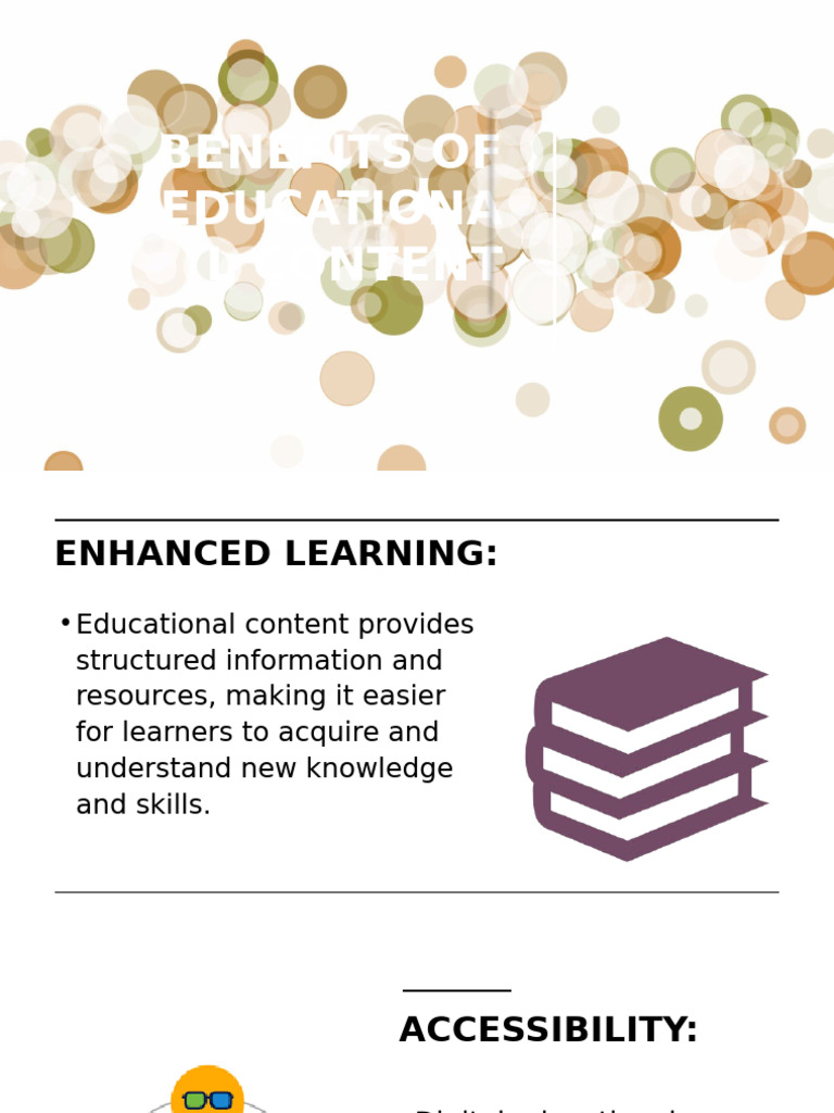 Benefits of Educational Content | PDF | Learning | Cognition