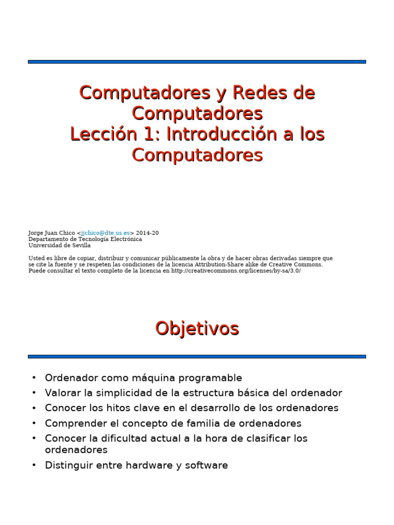 Introduccion A Las Computadoras | PDF | De entrada y salida | Hardware ...