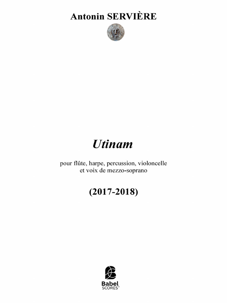 Utinam | PDF