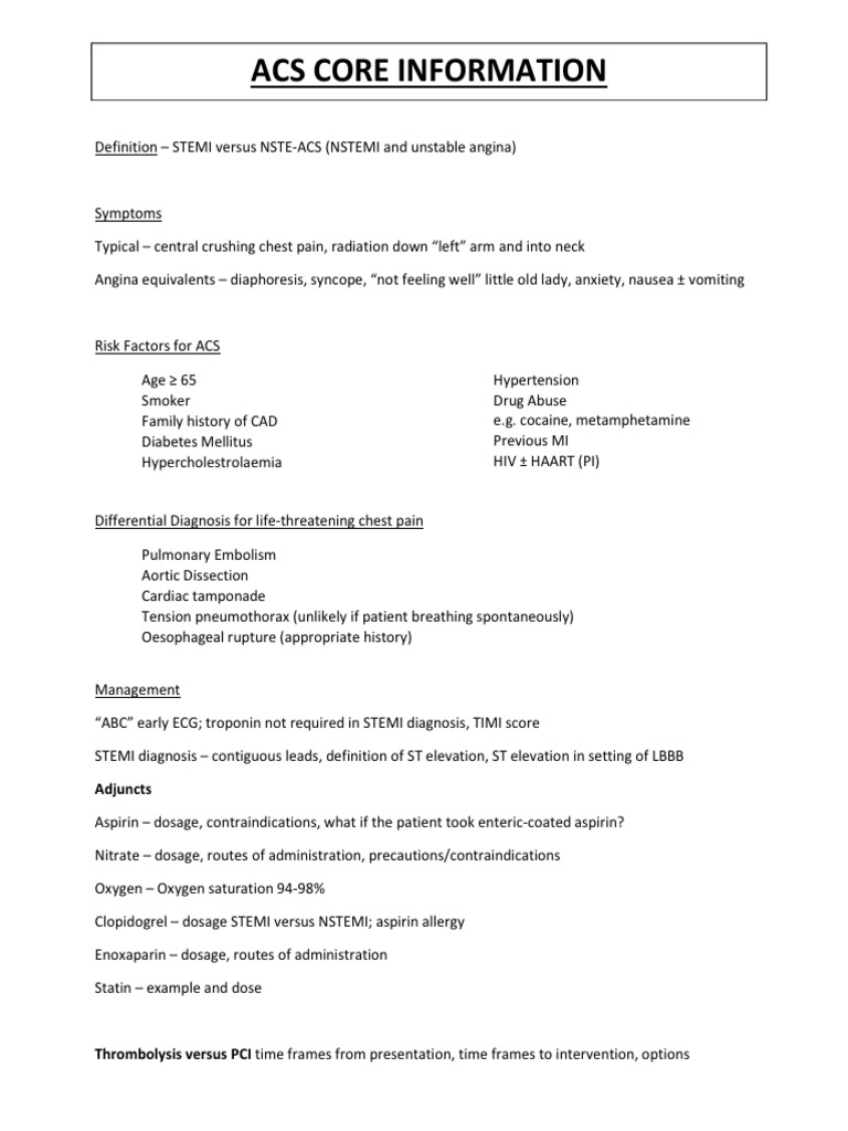 ACS core info_250227_143608 | PDF