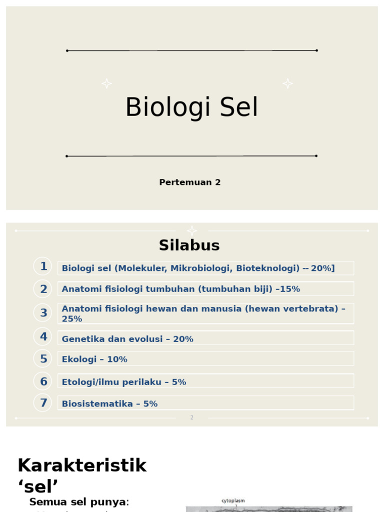 Karakteristik Sel dan Transfer Gen | PDF