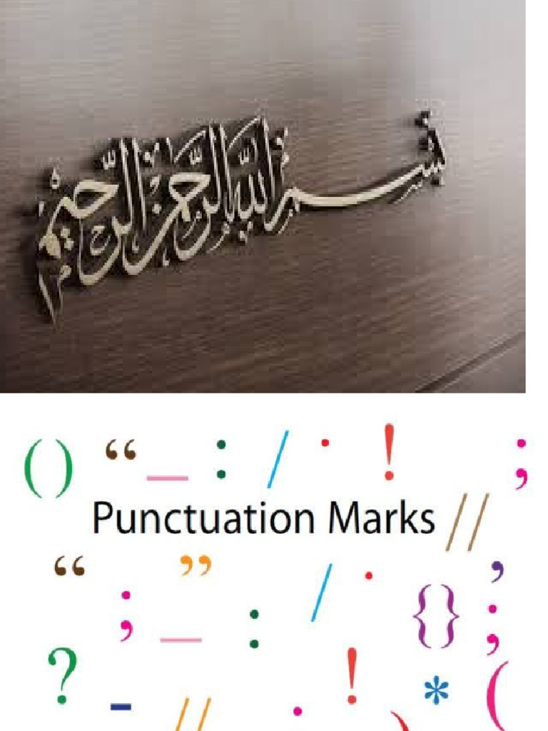 Presentation English | PDF | Punctuation | Ellipsis