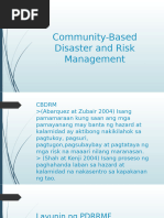 Kahalagahan NG CBDRM Approach - Daniel B Sario | PDF