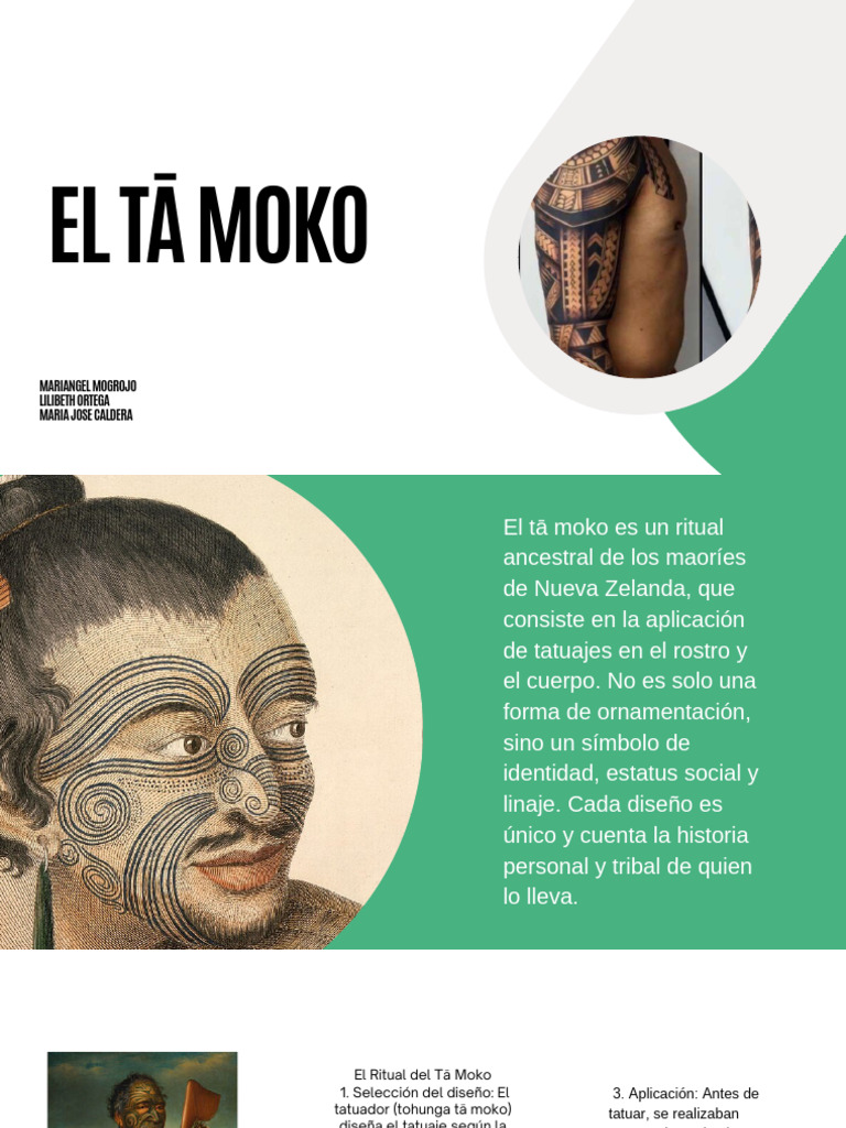 Ritual del Tā Moko: Tatuajes Maoríes | PDF