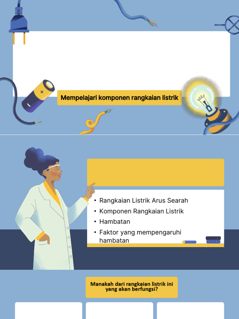 Rangkaian Listrik Arus Searah DC dan Hambatan | PDF