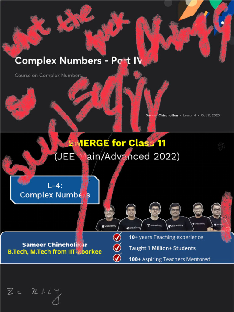 Complex - Numbers - Part - IV - With - Anno 2 | PDF