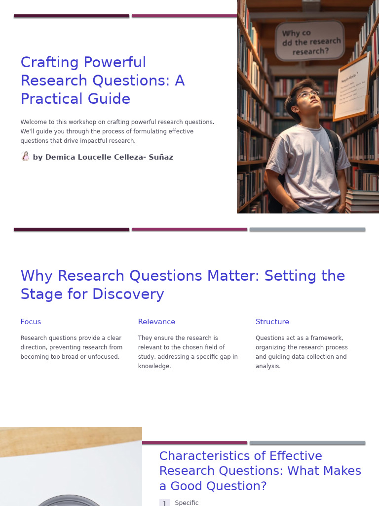 Crafting-Powerful-Research-Questions-A-Practical-Guide | PDF | Science ...