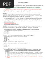 Hematology: Practice Worksheet 1 | PDF | Coagulation | Intravenous Therapy