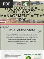 Republic Act No 9003 | PDF | Waste Management | Waste