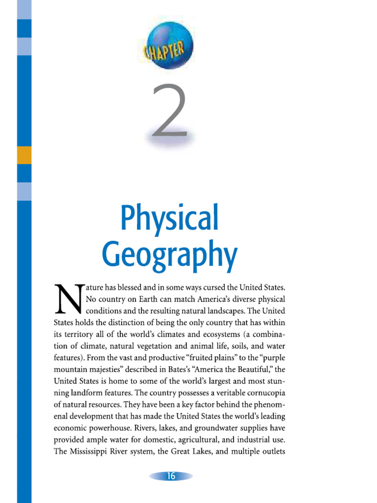America - Physical Geography - Compressed | PDF