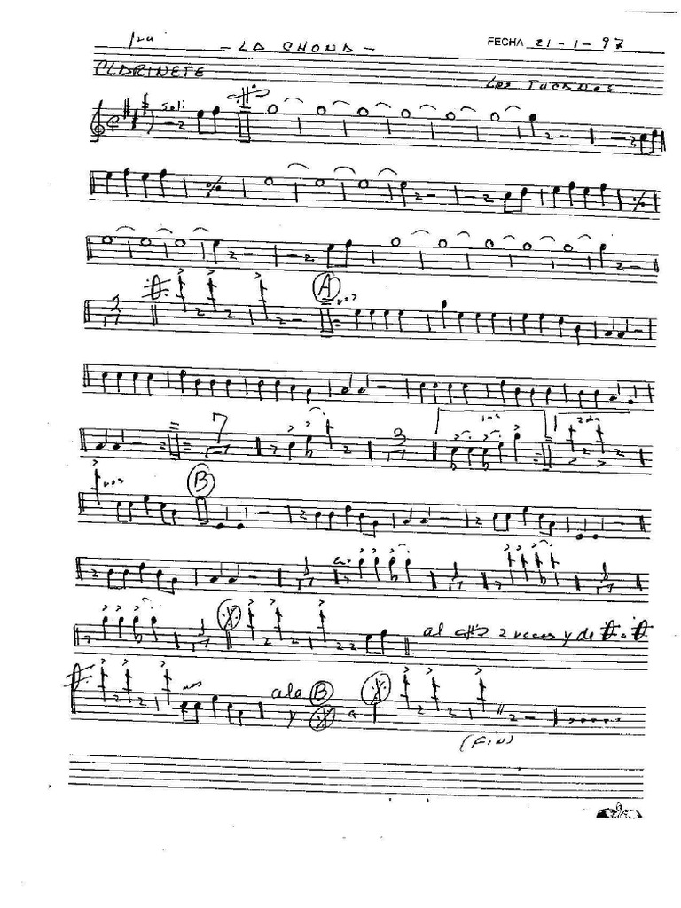 La Chona Instrumental - Los Tucanes De Tijuana | PDF