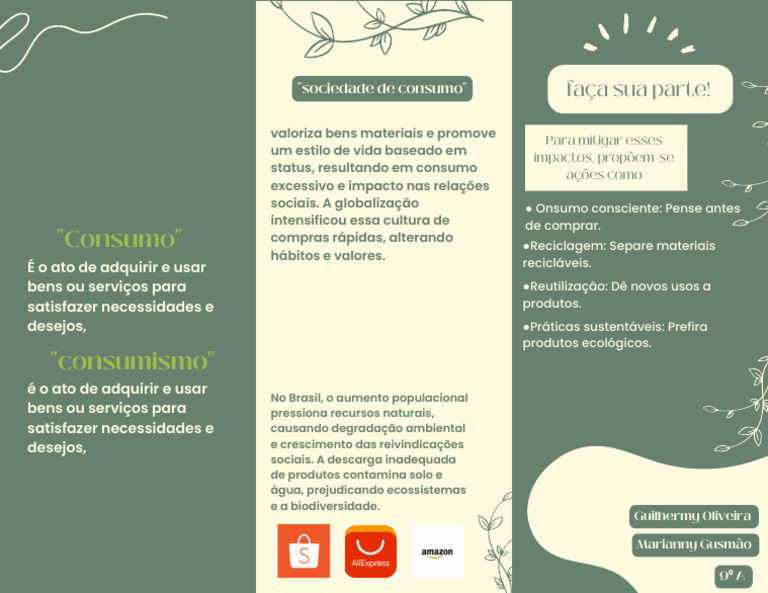 Consumo Consciente e Sustentabilidade | PDF